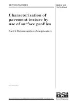 PDF Download BS EN ISO 13473-5:2009: Characterization of Pavement ...