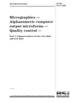 PDF Download BS ISO 8514-1:2000: Micrographics: Alphanumeric Computer ...