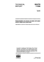 PDF Download ISO/TR 11330:1997: Determination of Volume of Water and ...
