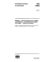 PDF Download ISO 13920:1996 [EN]: Welding - General tolerances for welded constructions ...